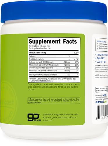 BHB salts for ketogenic diet support