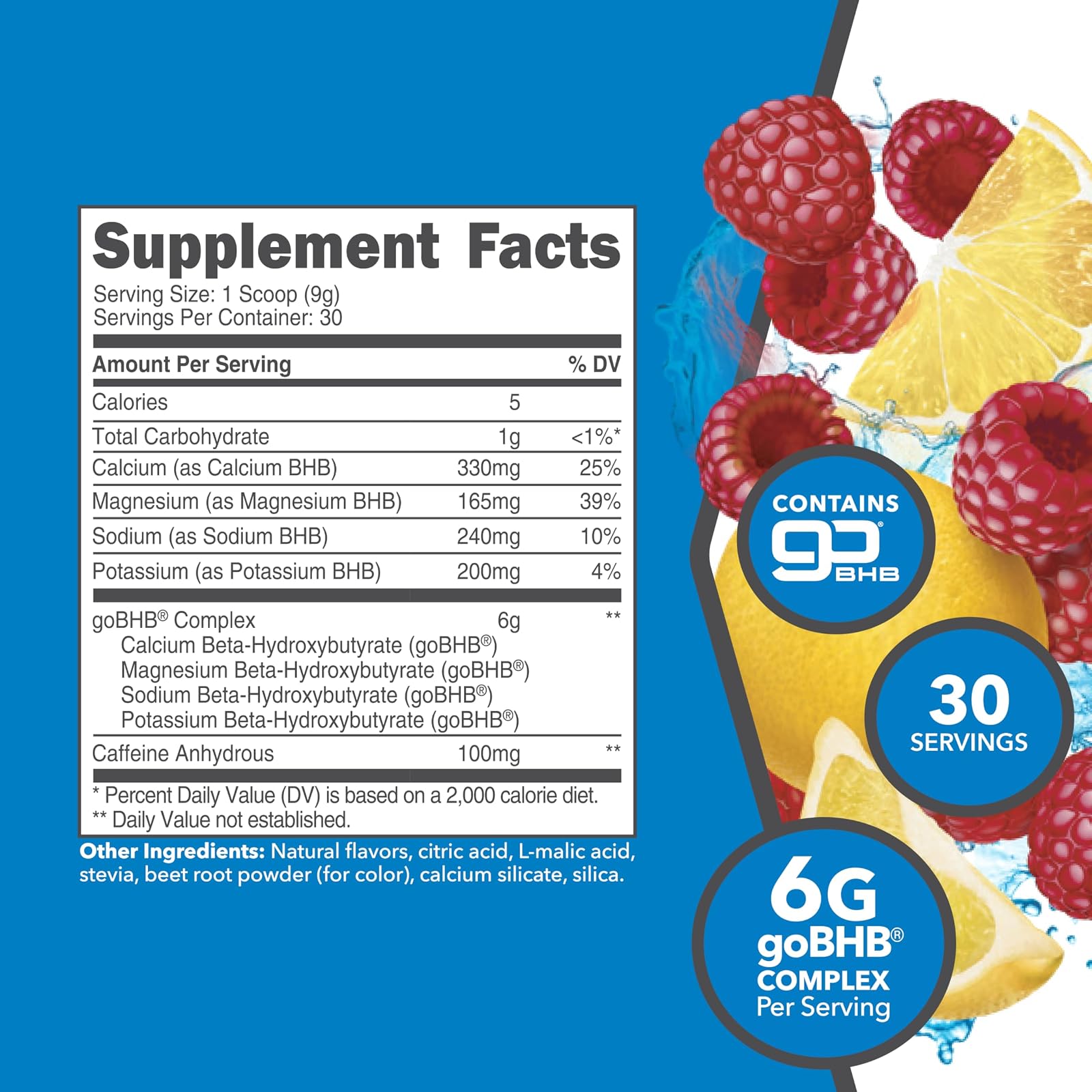 BHB with caffeine for quick energy