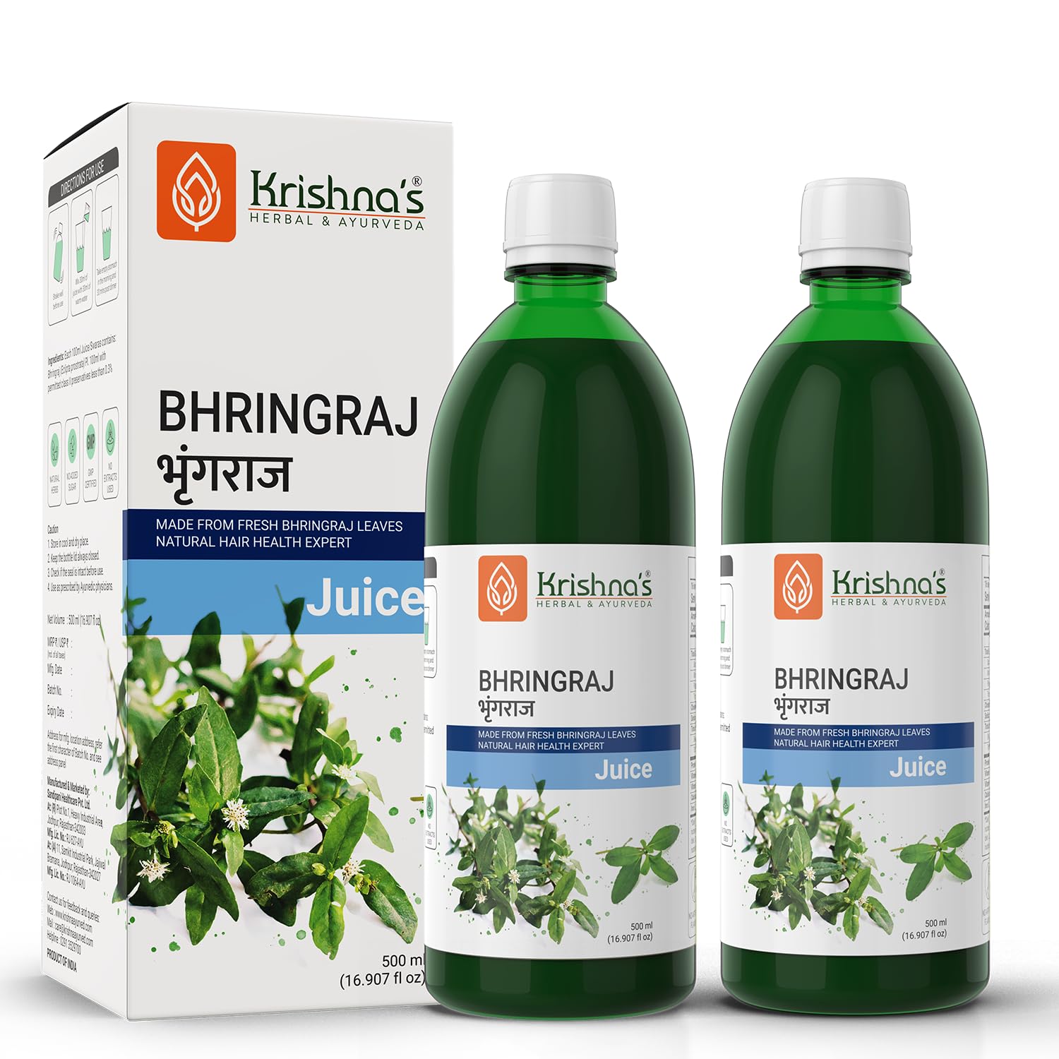 Bhringraj juice for hair growth