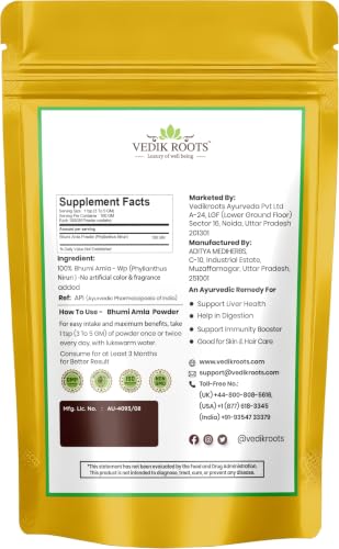 Bhumi Amla Powder immune support