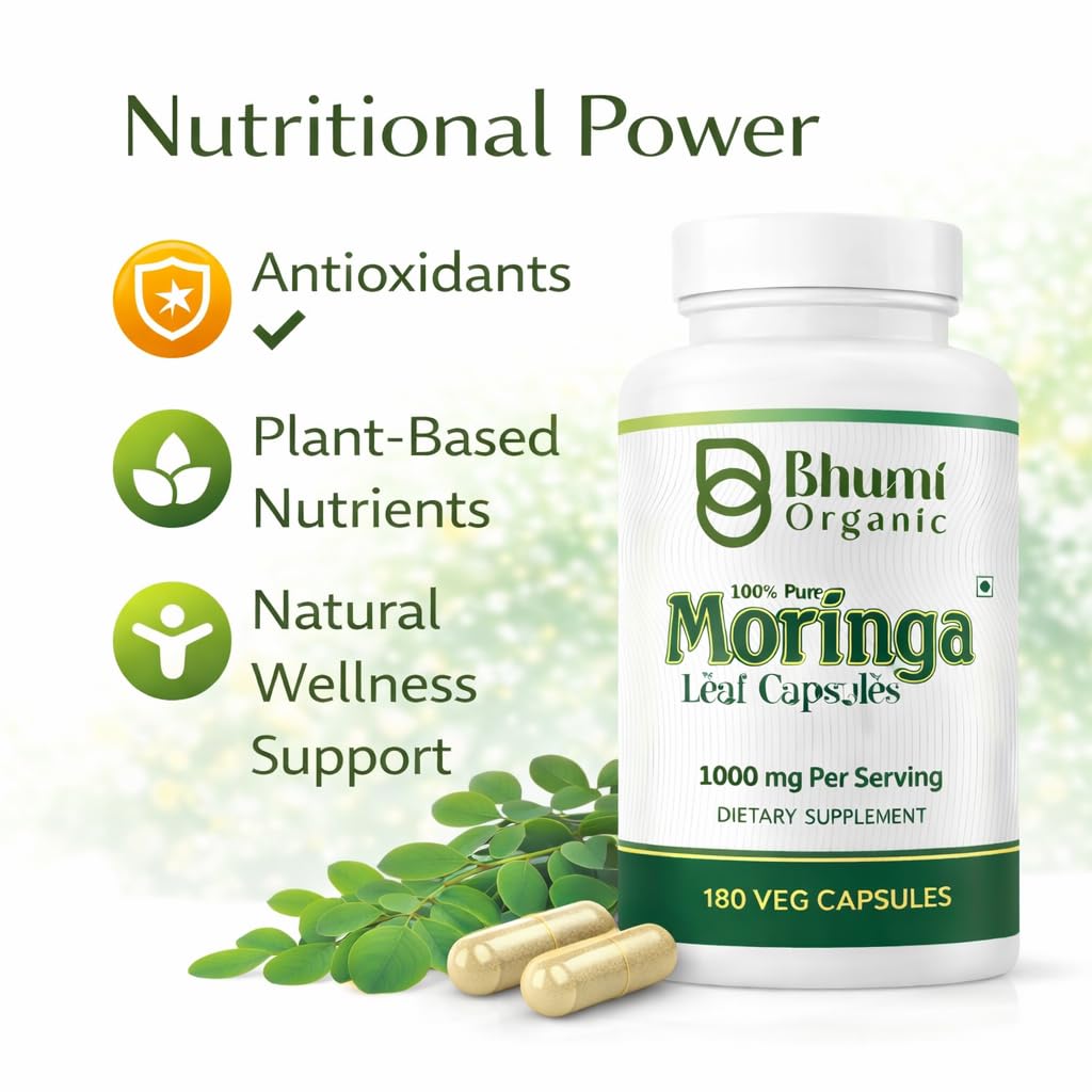 Bhumi Organic Moringa supplement