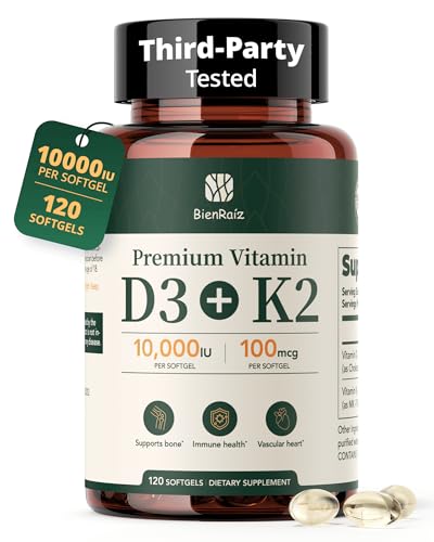 BienRaíz Vitamin D3 K2 softgels