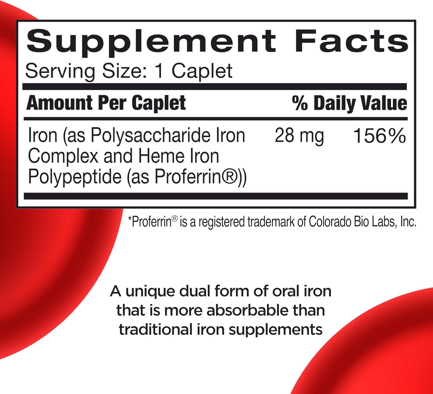 bifera iron caplets for energy