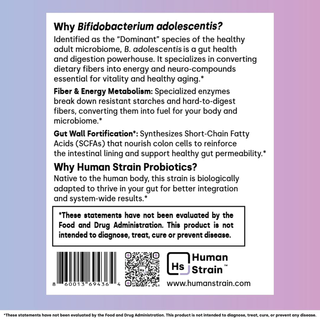 Bifidobacterium Adolescentis for immune boost