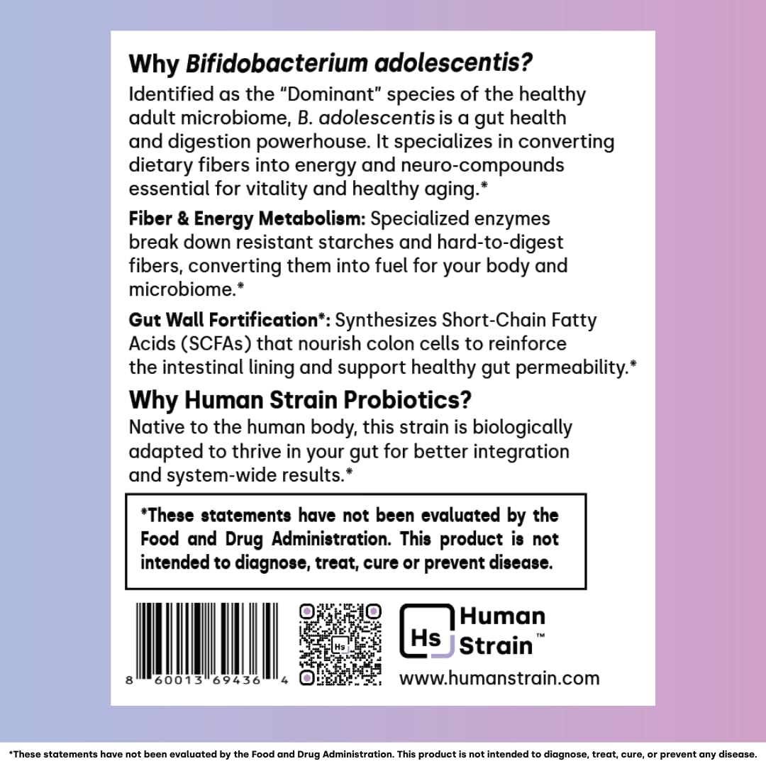 Bifidobacterium Adolescentis for immune boost