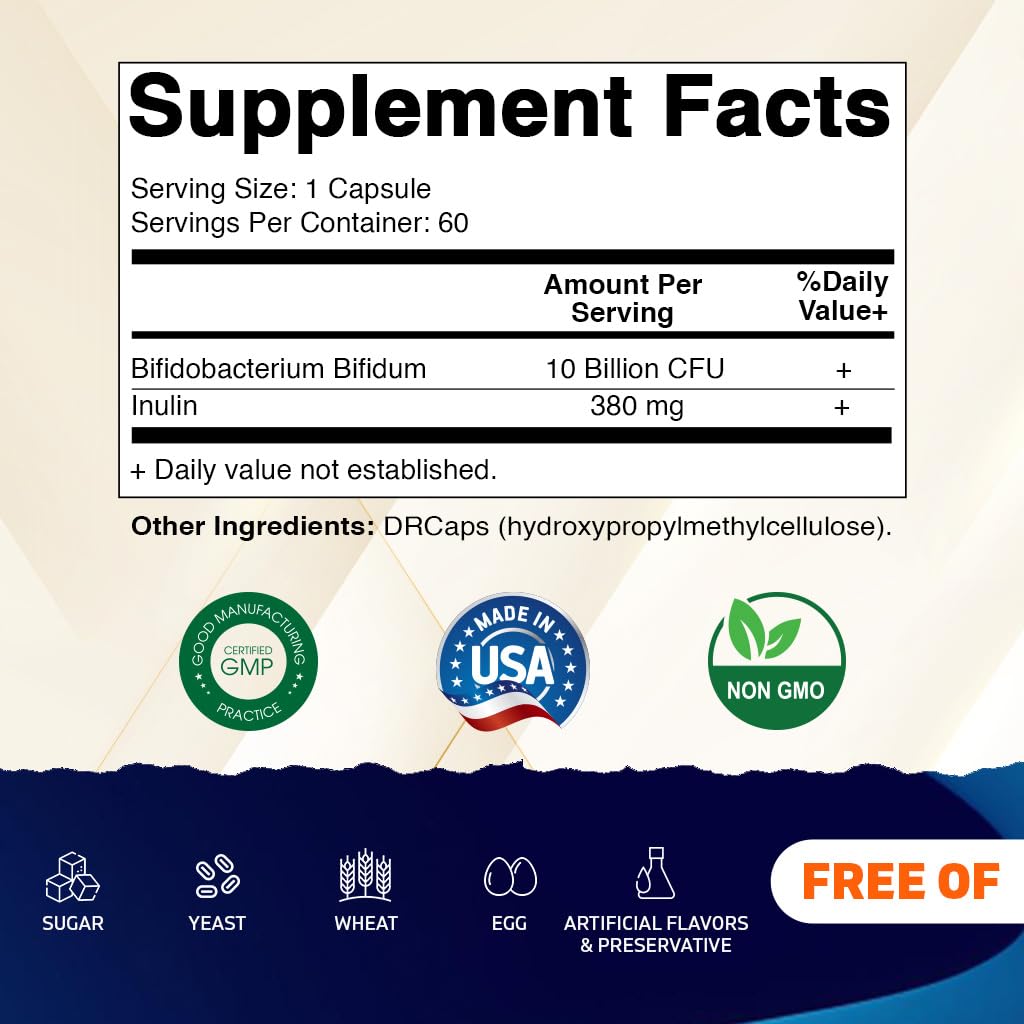 Bifidobacterium Bifidum for immune support