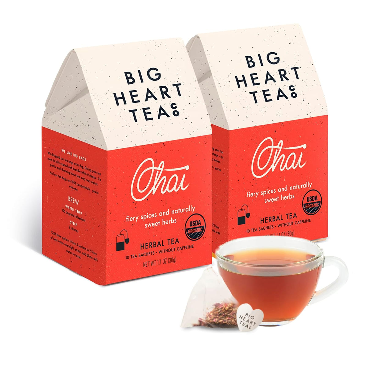 Big Heart Fiery Masala Chai tea bags