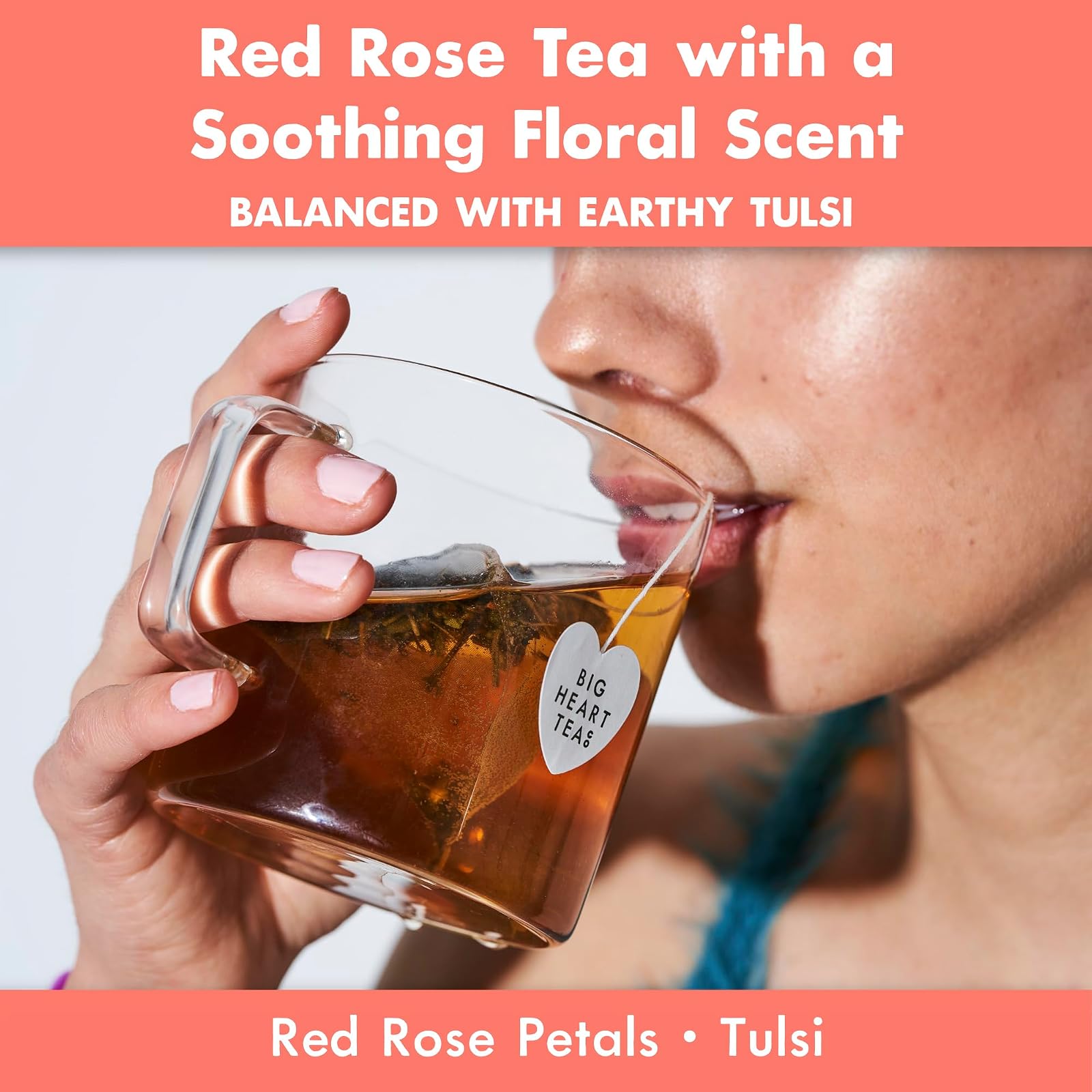 Big Heart Tea Co. red rose tea