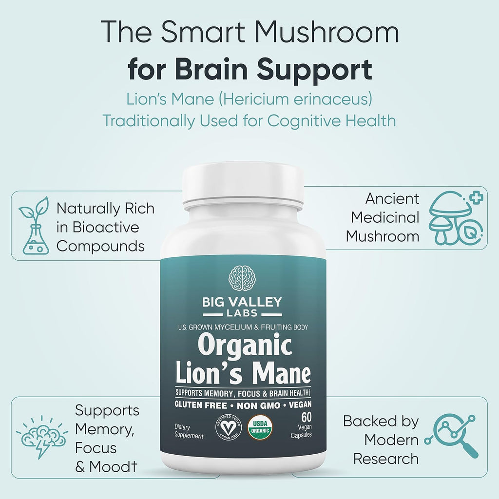 Big Valley Labs mushroom capsules