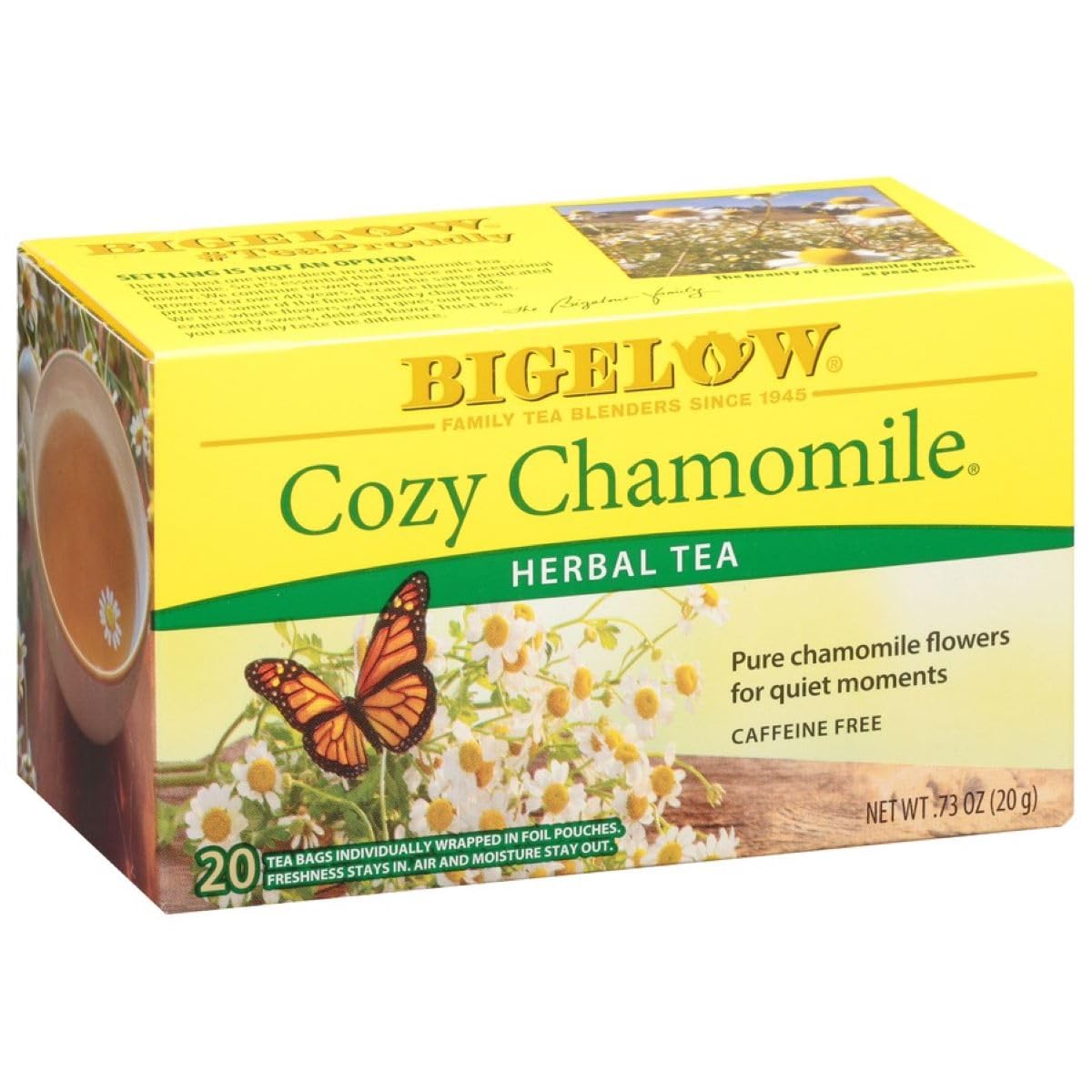 Bigelow chamomile herbal tea bags