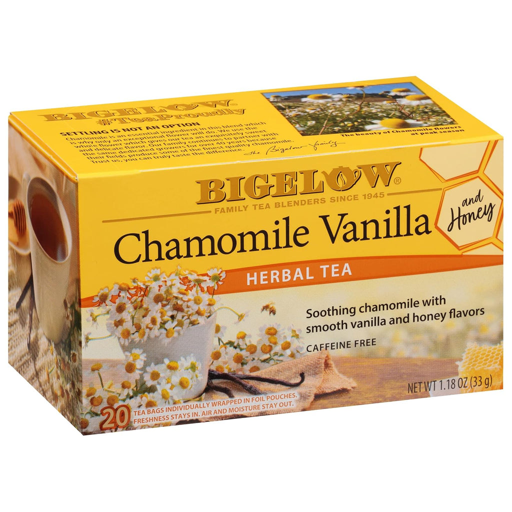 Bigelow chamomile vanilla herbal tea