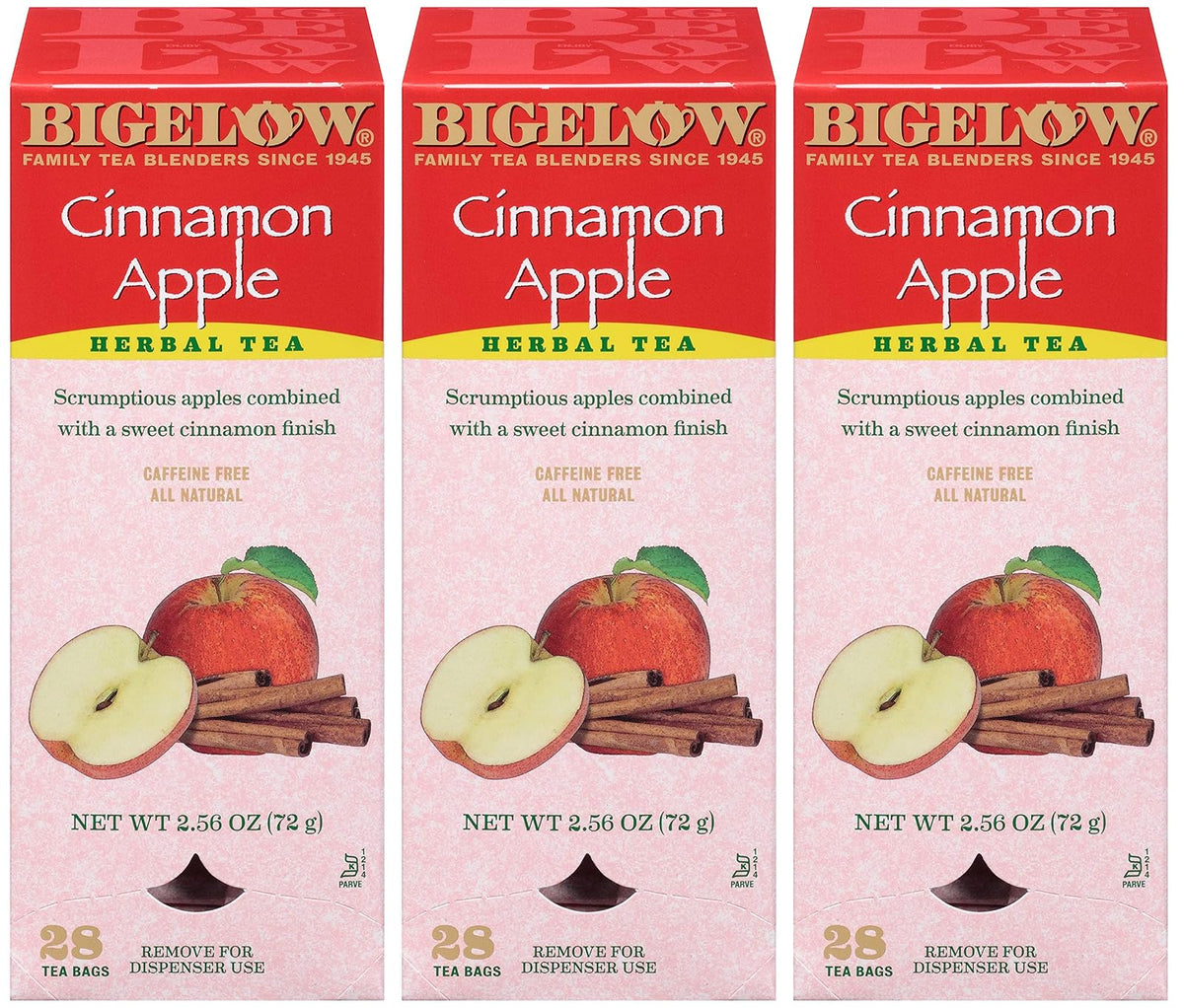 Bigelow cinnamon apple herbal tea bags