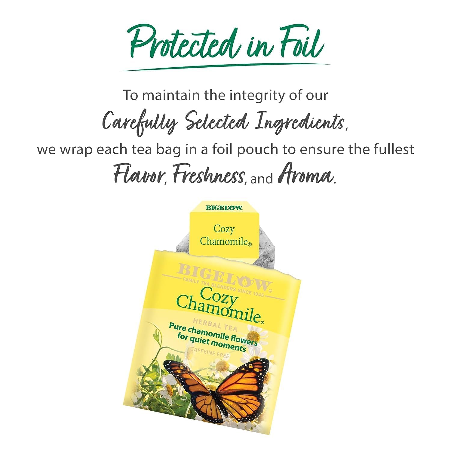 Bigelow cozy chamomile tea pack