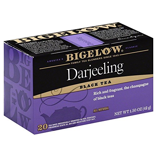 Bigelow Darjeeling tea bags for relaxation