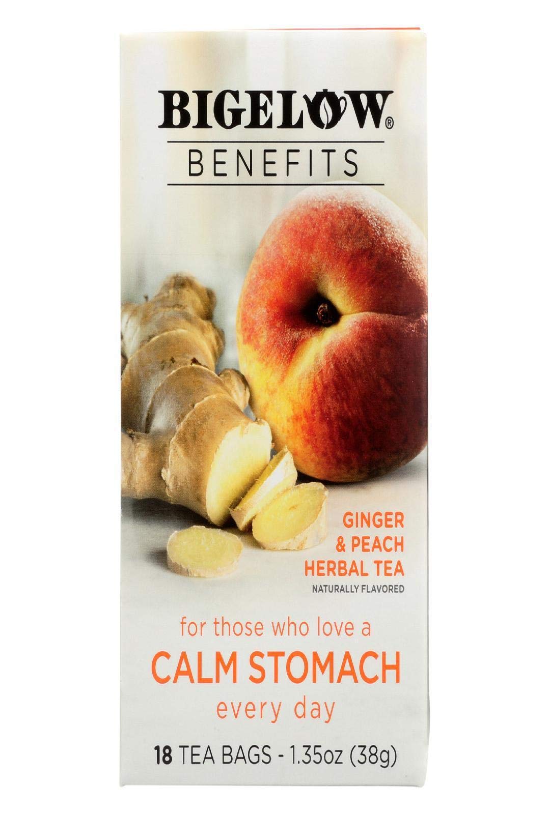 Bigelow Ginger Peach herbal tea bags