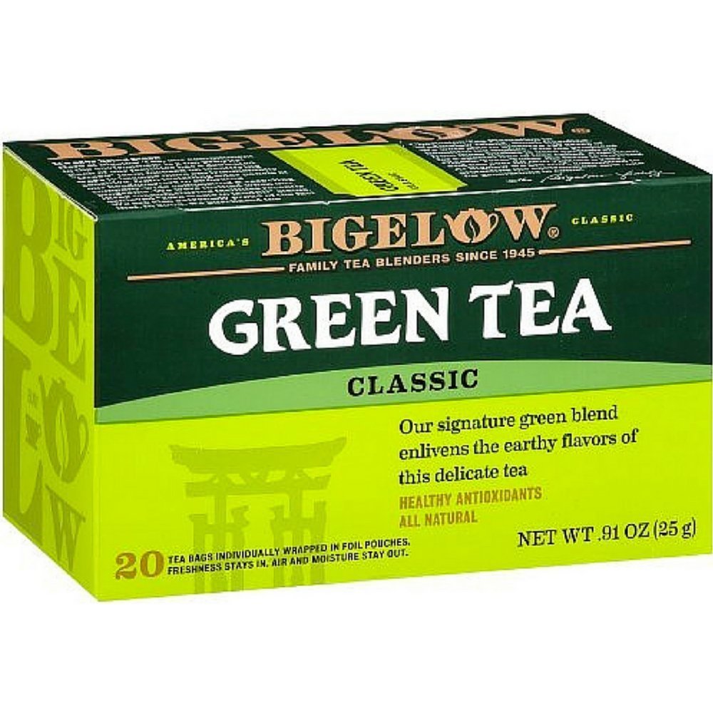 Bigelow green tea bags for brewing