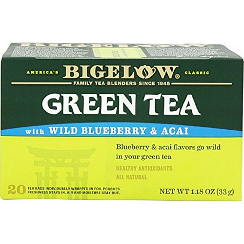 Bigelow green tea blueberry flavour
