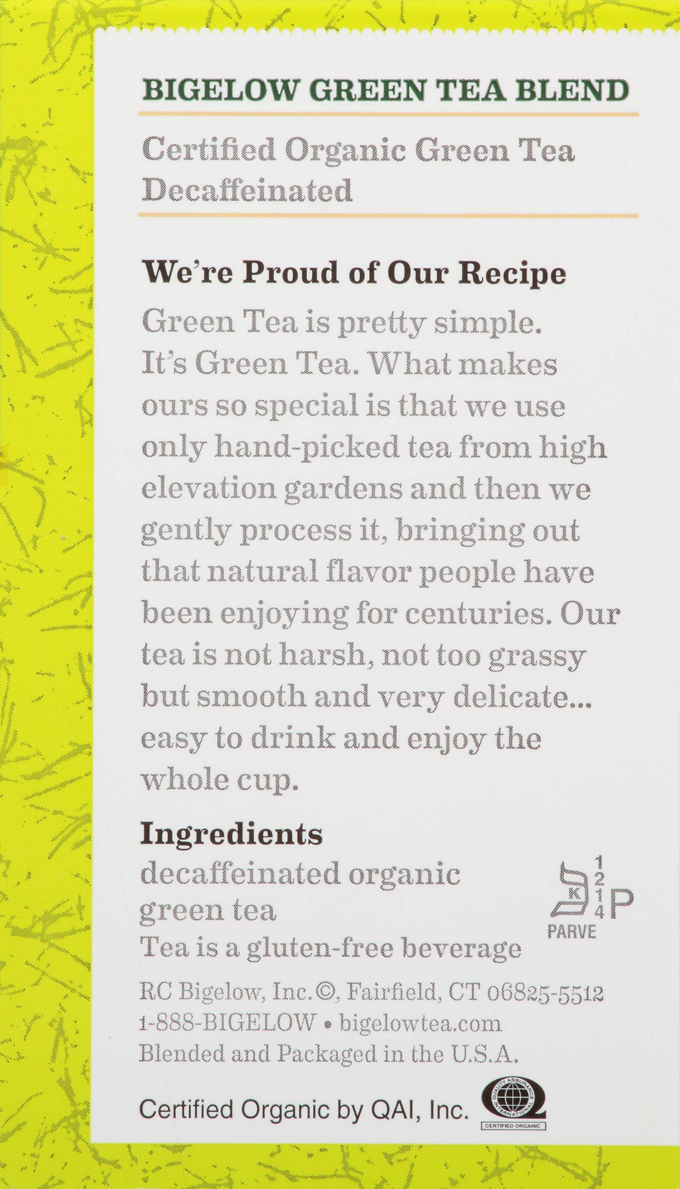 Bigelow green tea for wellness