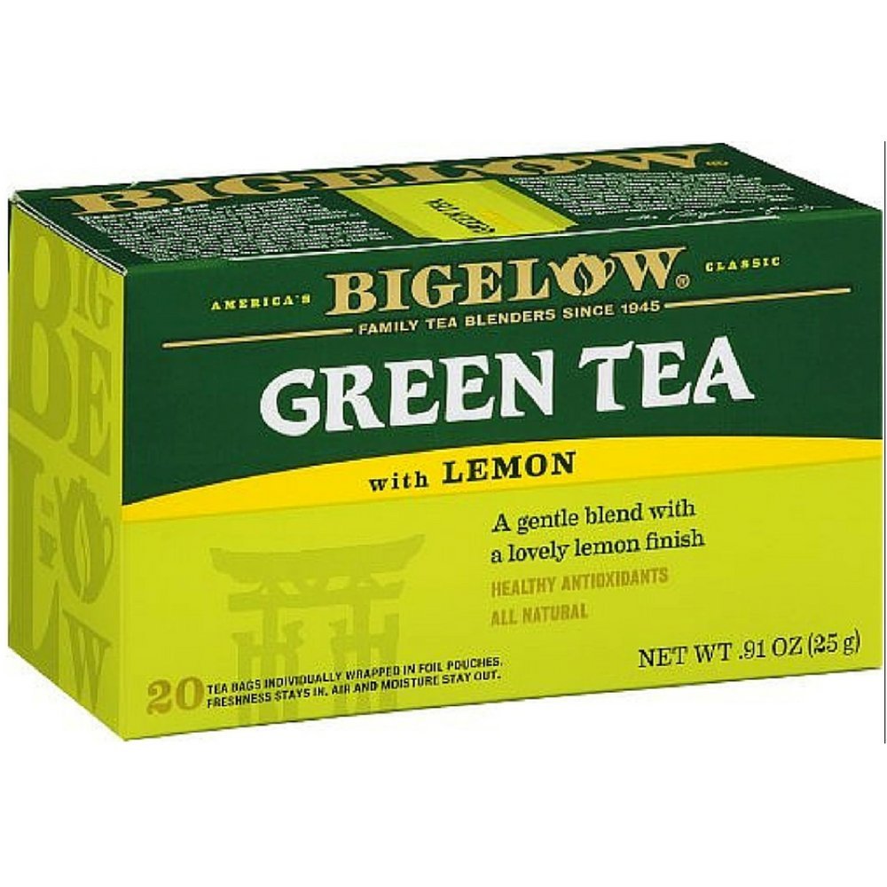 Bigelow green tea with lemon
