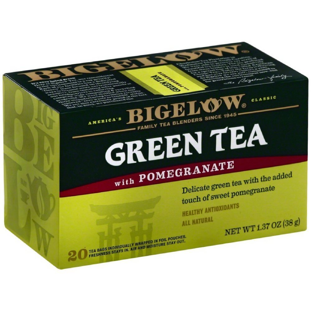 bigelow green tea with pomegranate bags