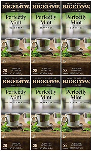 Bigelow herbal tea bags for refreshing mint