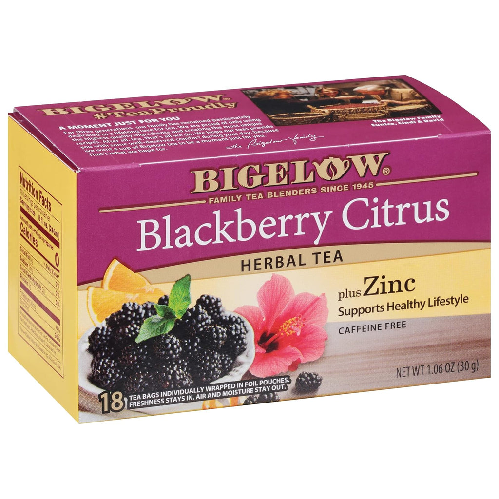 Bigelow herbal tea blackberry citrus