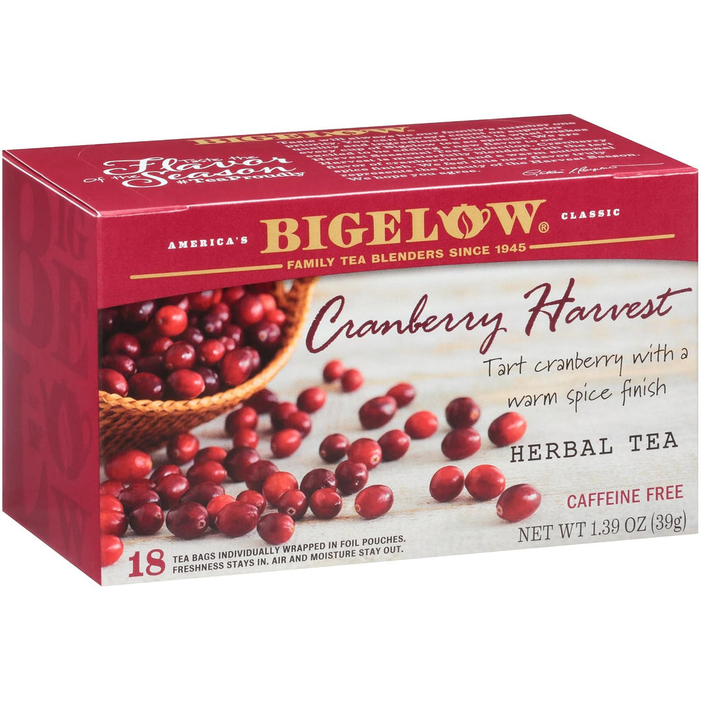 Bigelow herbal tea cranberry flavour