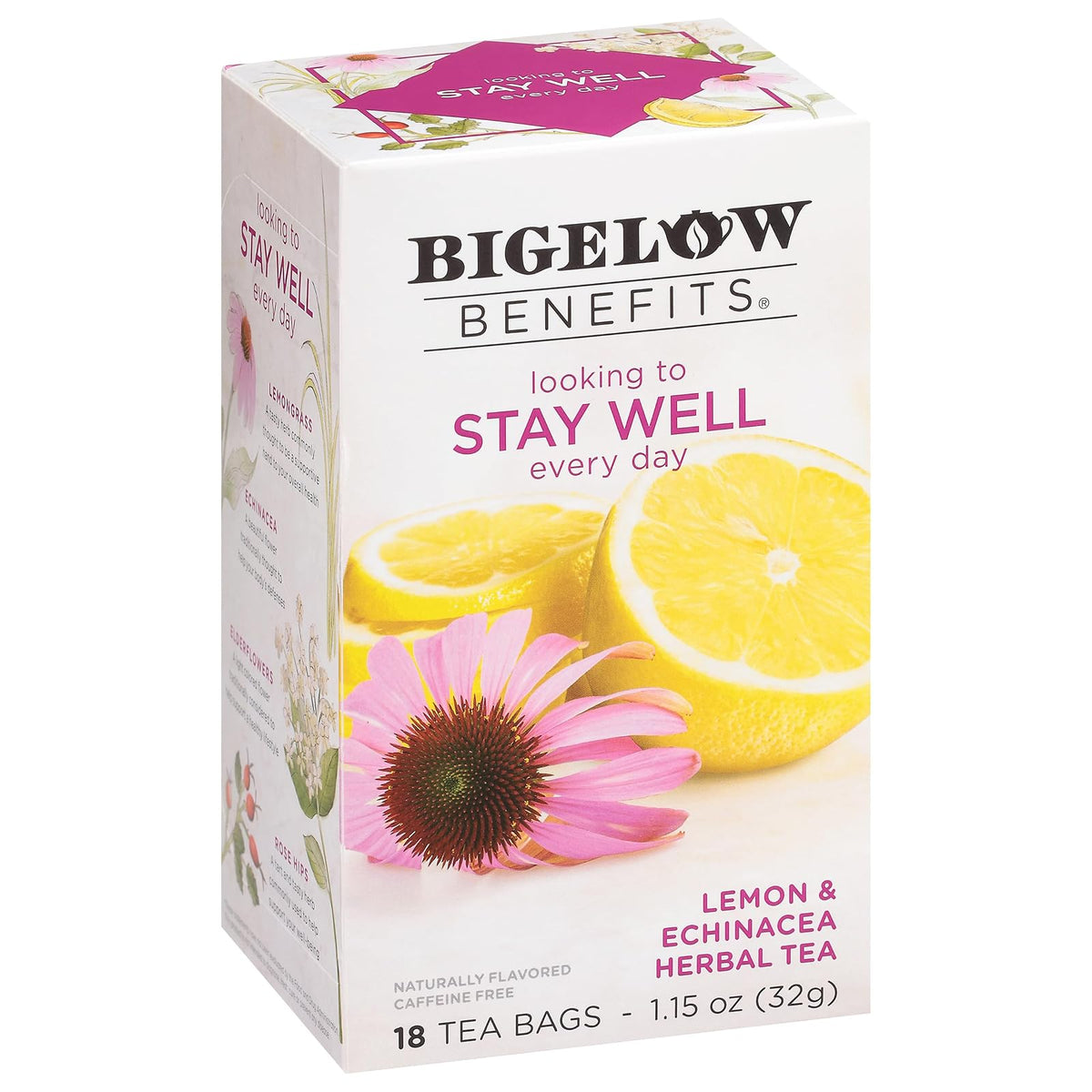 Bigelow herbal tea for wellness