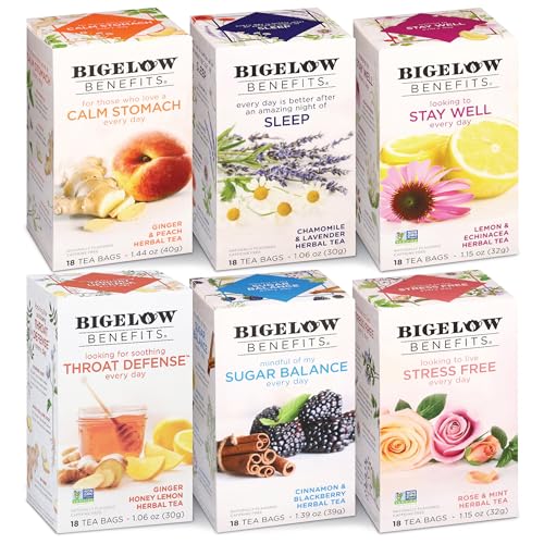 Bigelow herbal tea wellness variety