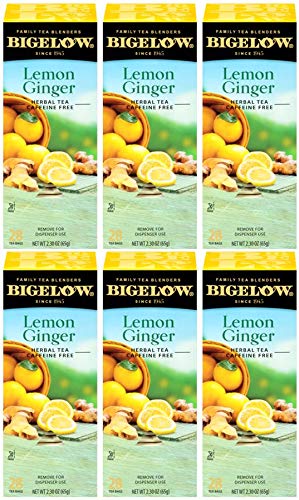 Bigelow lemon ginger herbal tea bags