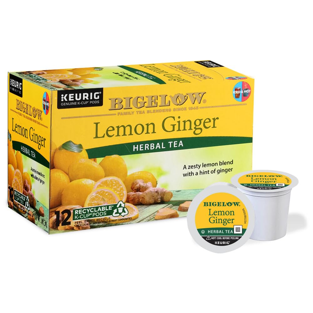 Bigelow lemon ginger herbal tea pods