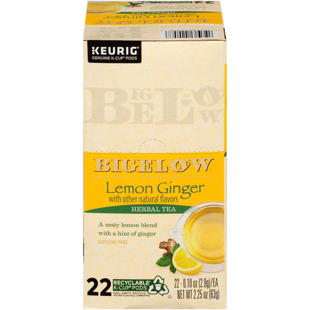 Bigelow lemon ginger herbal tea pods