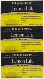 Bigelow Lemon Lift herbal tea bags