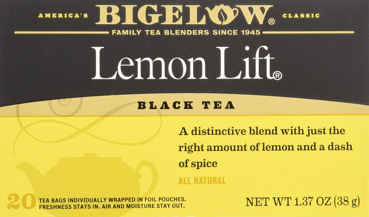 BIGELOW Lemon Lift herbal tea pack