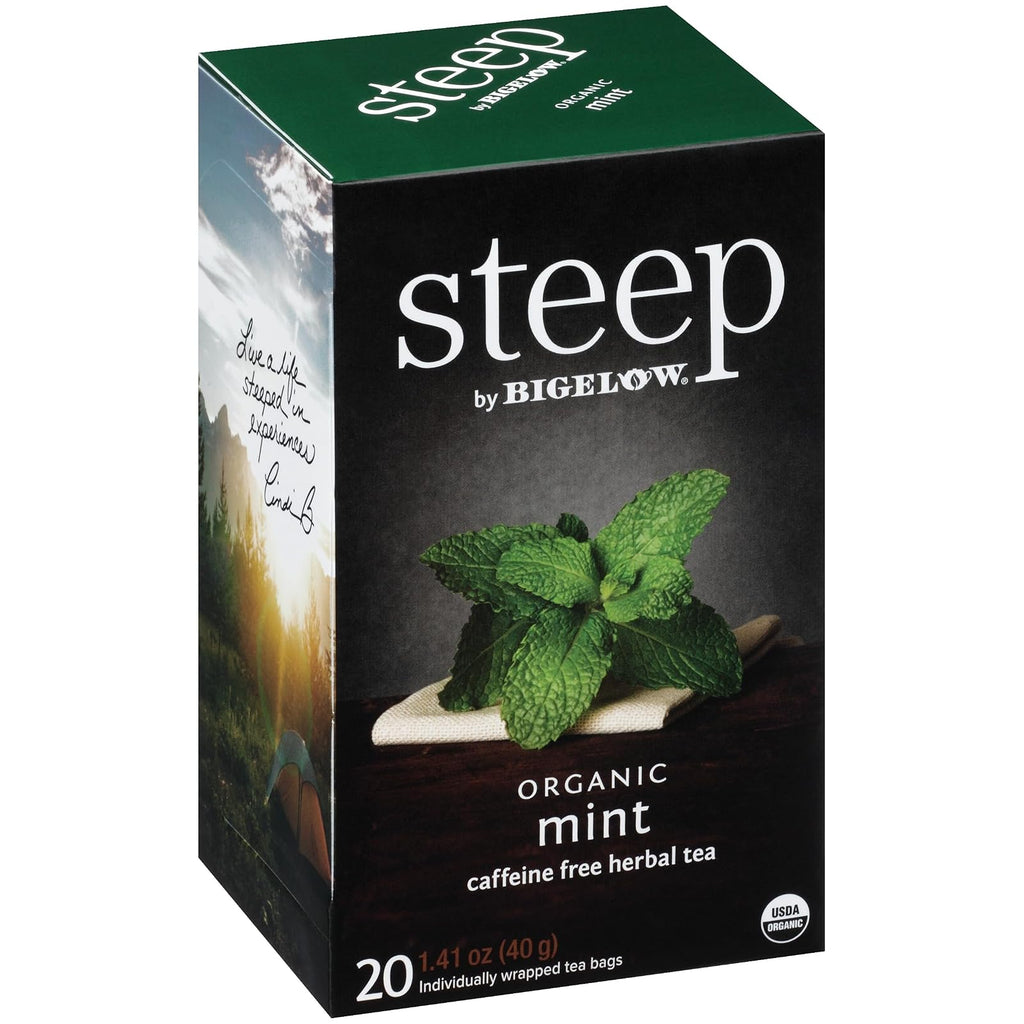 Bigelow organic mint herbal tea bags