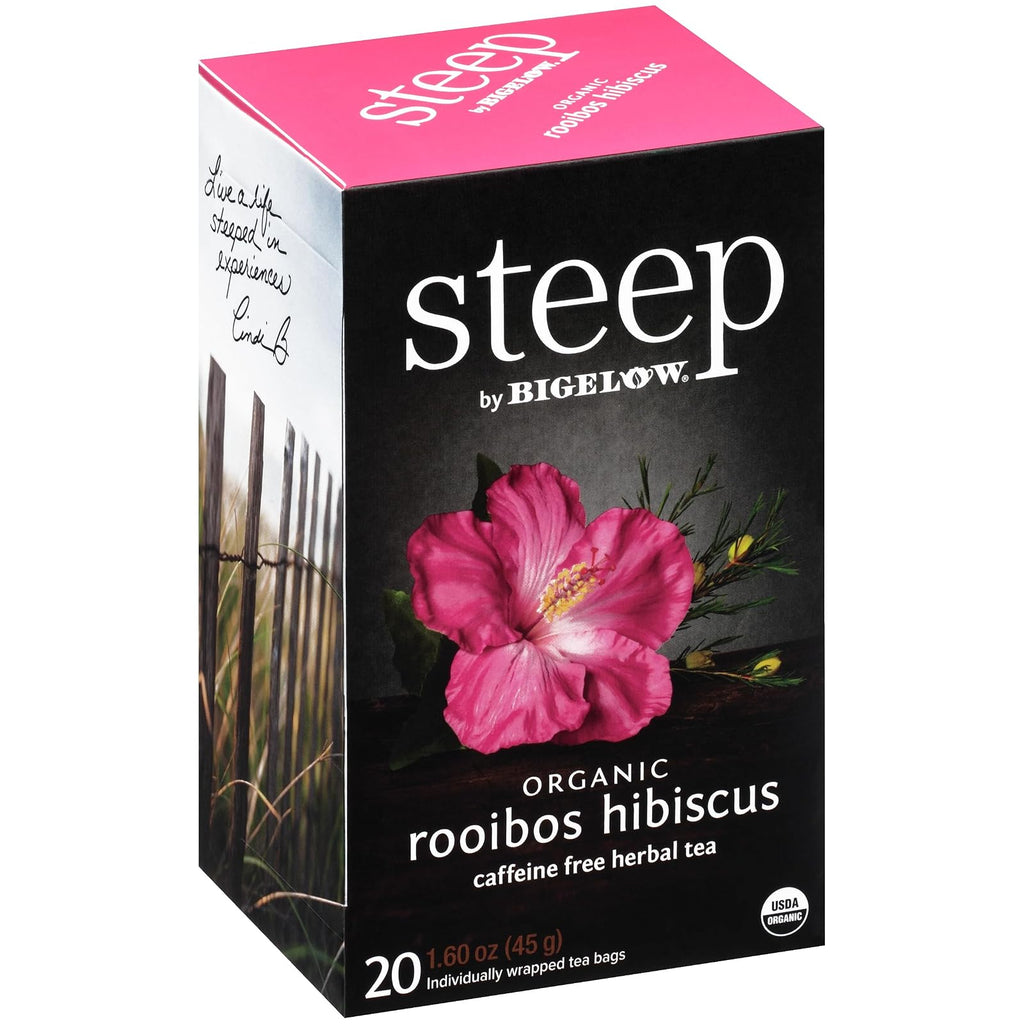 Bigelow organic rooibos hibiscus tea bags