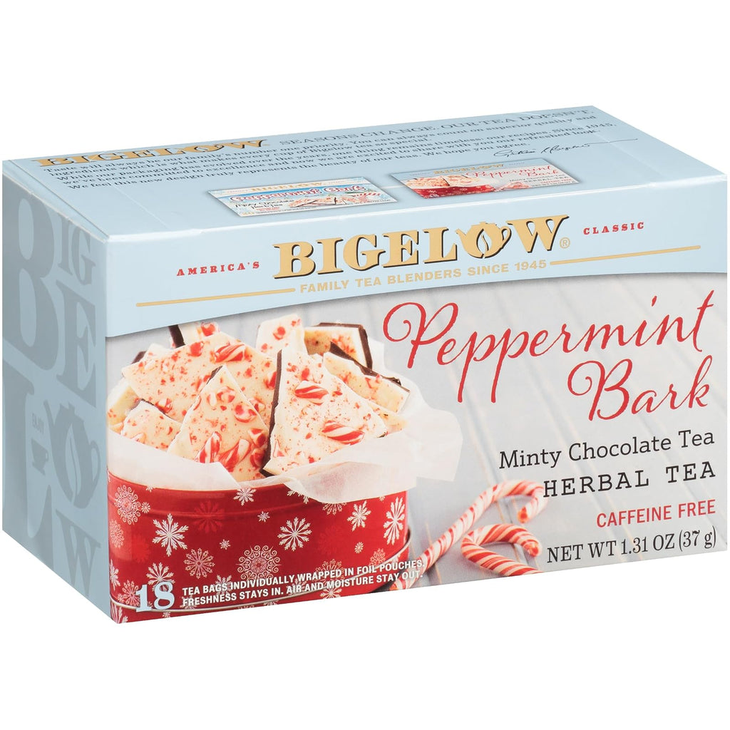 Bigelow peppermint bark herbal tea