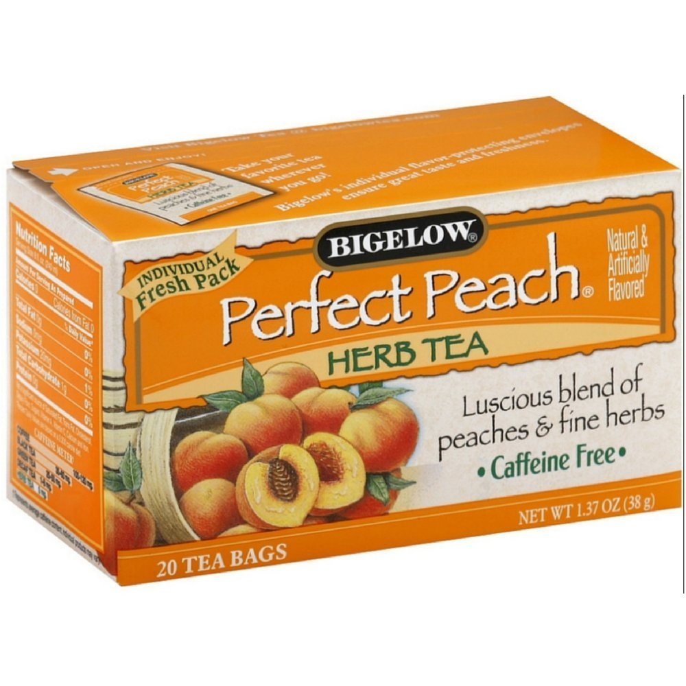 Bigelow Perfect Peach herbal tea bags