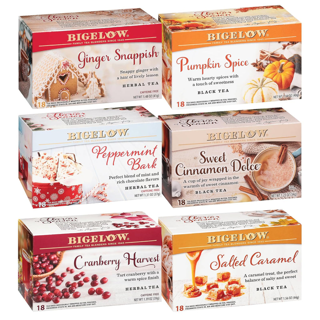 Bigelow seasonal herbal tea selection