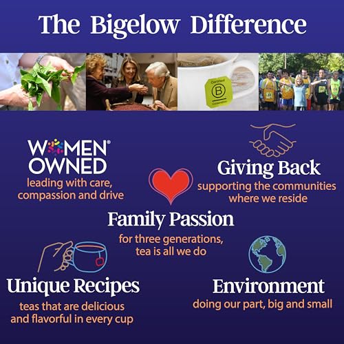 Bigelow tea bags for easy brewing