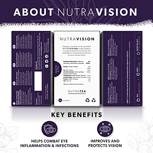 Bilberry and eyebright herbal infusion