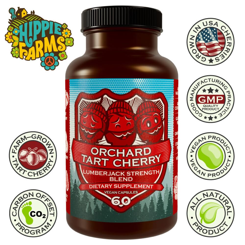 Bilberry and tart cherry supplement benefits
