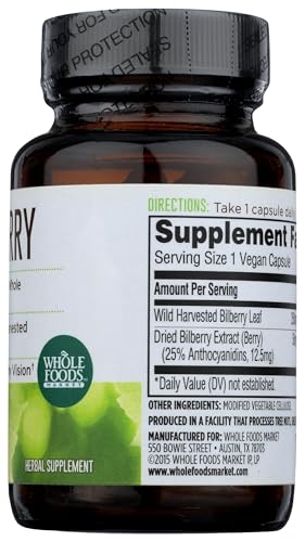 bilberry capsules for antioxidant protection