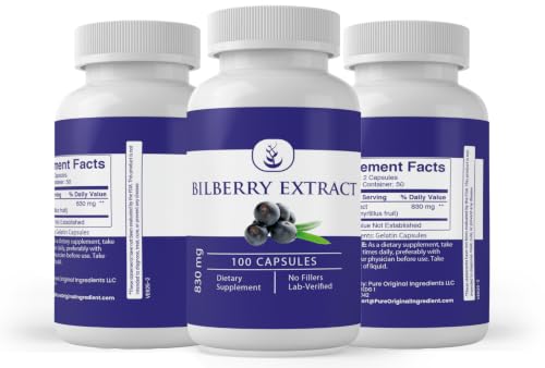 bilberry capsules for antioxidant support