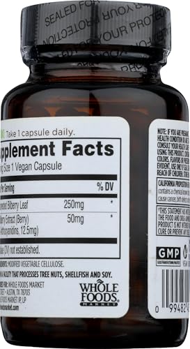 bilberry capsules for eye support
