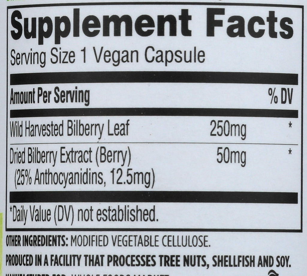bilberry capsules for immune health