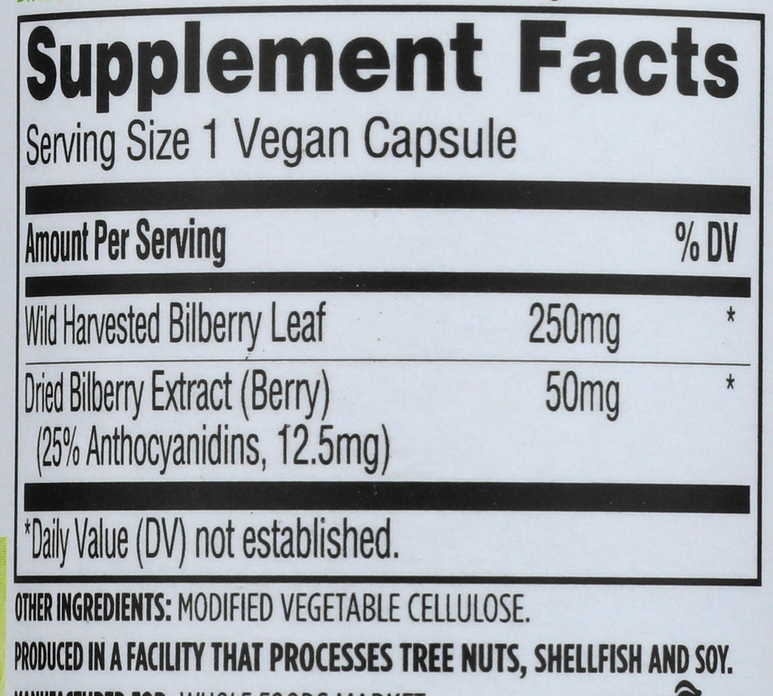 bilberry capsules for immune health