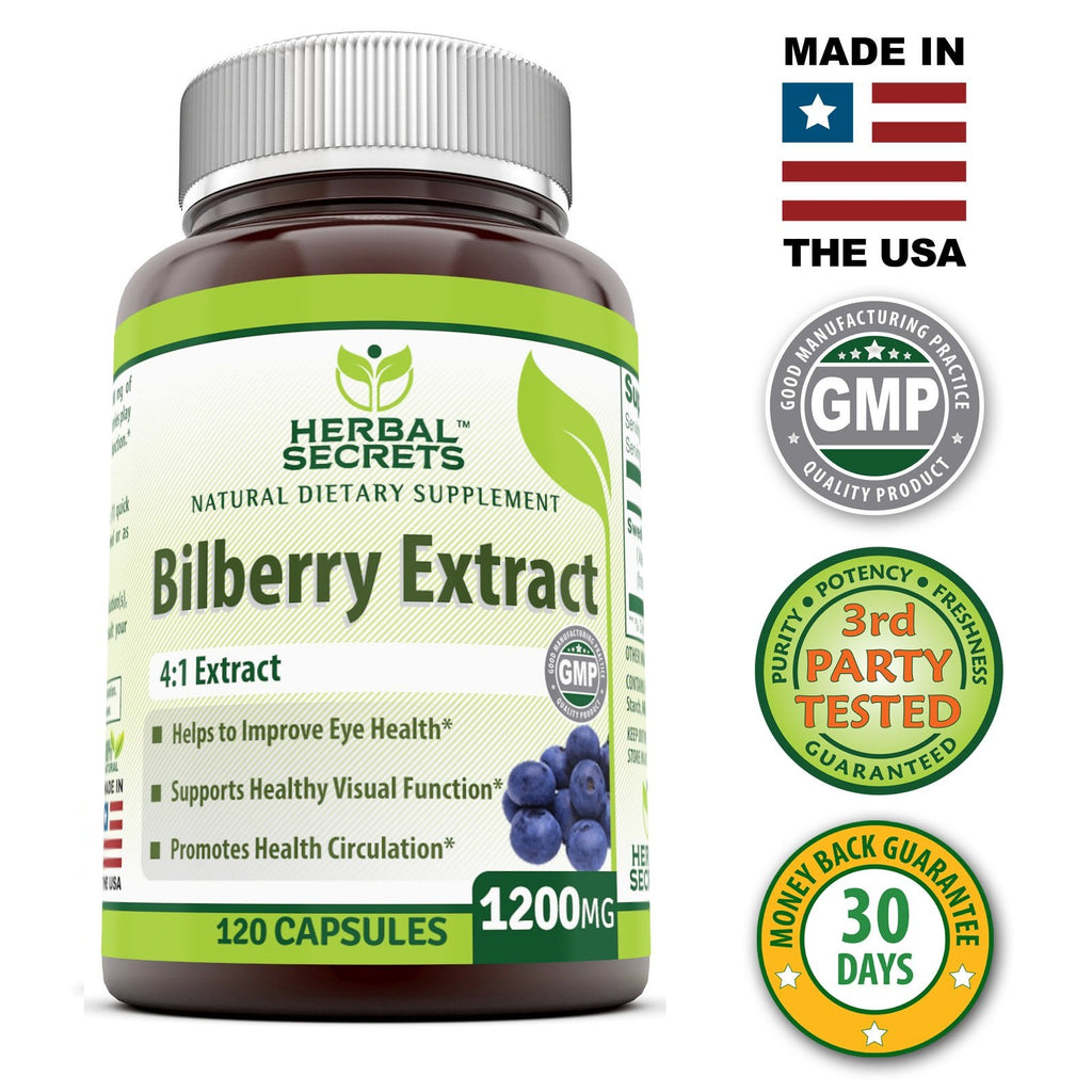 bilberry capsules for overall health