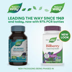 Bilberry capsules for vision support
