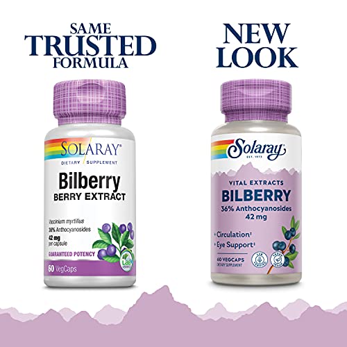 bilberry capsules with anthocyanosides